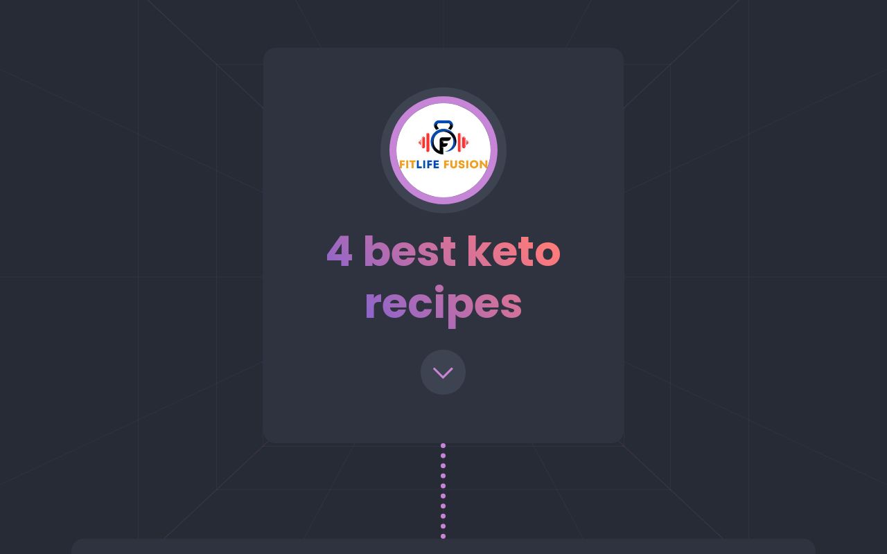 4 best keto recipes